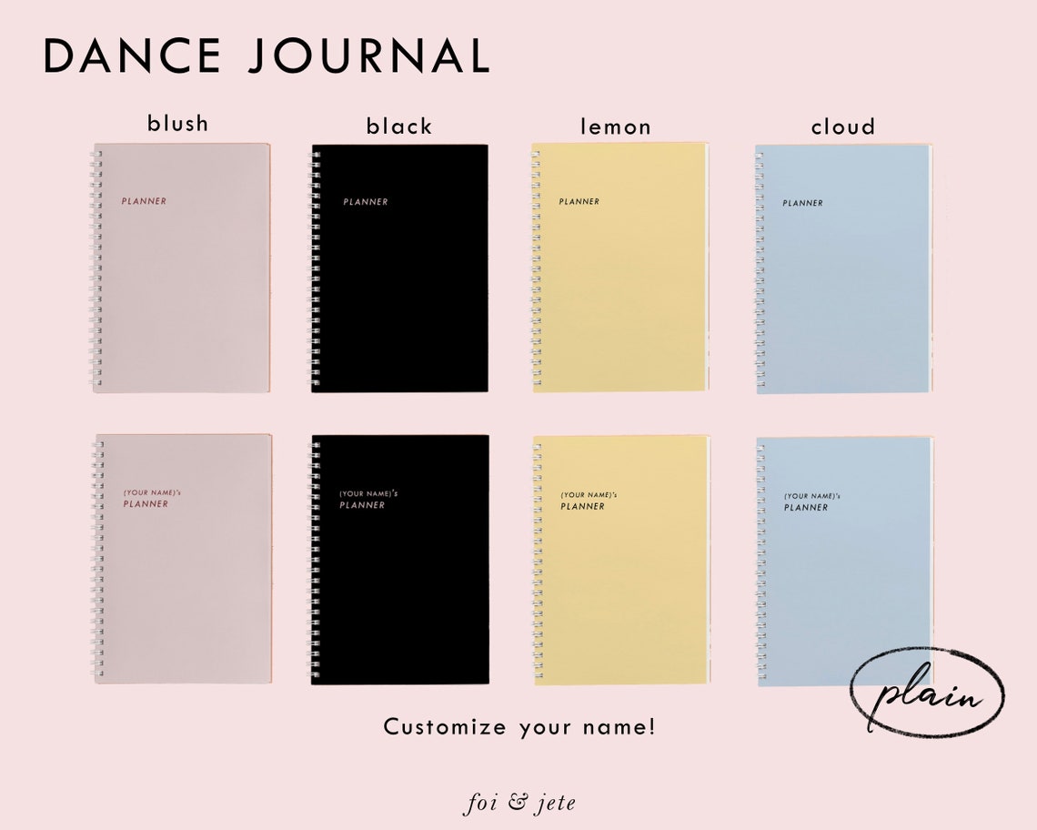 Dance Journal Ballet Journal Dancers Notebook Dance - Etsy
