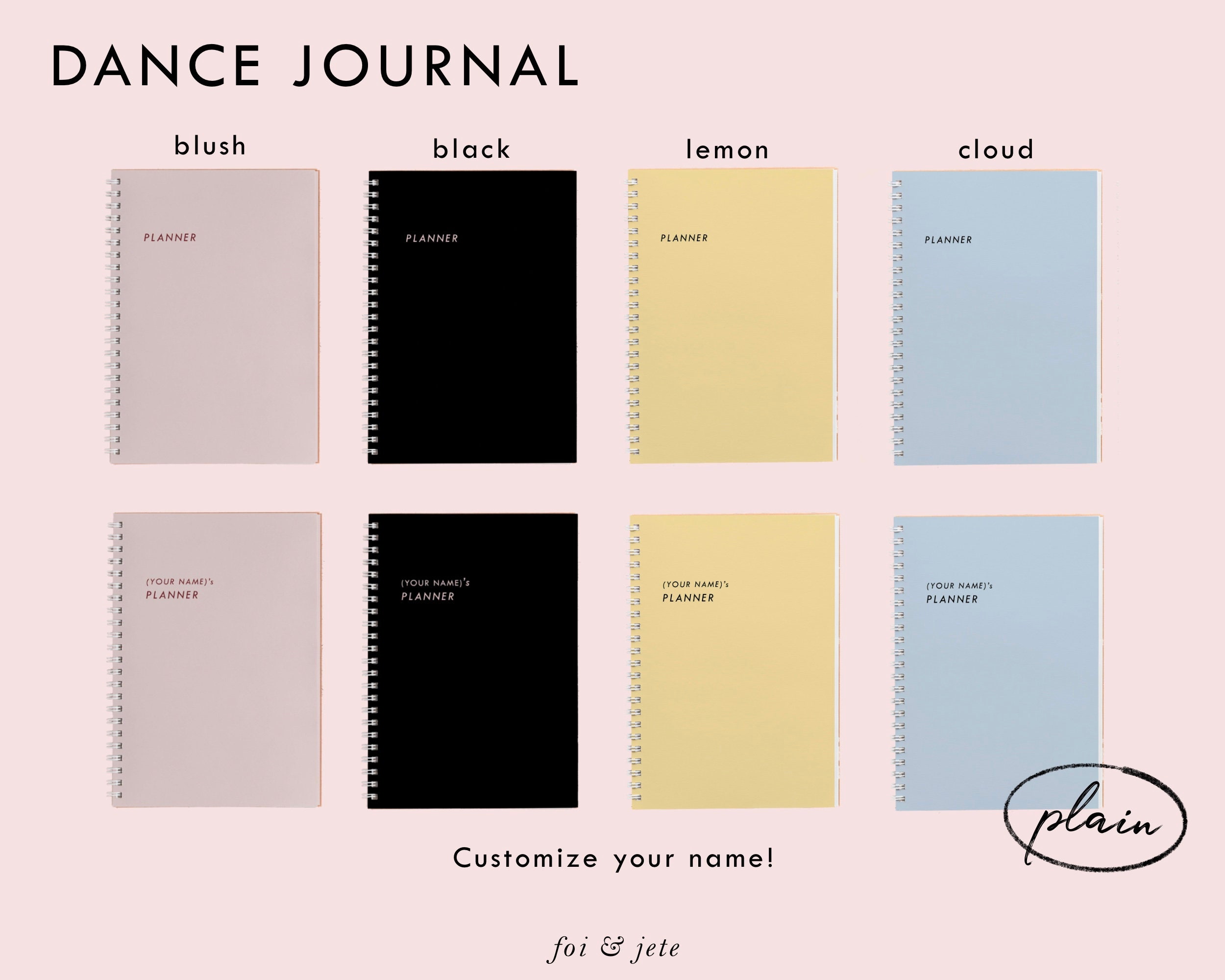 Dance Journal Ballet Journal Dancers Notebook Dance - Etsy