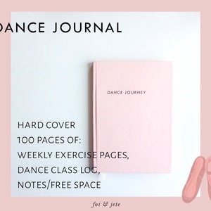 Dance Journal Ballet Journal Dancers Notebook Dance - Etsy