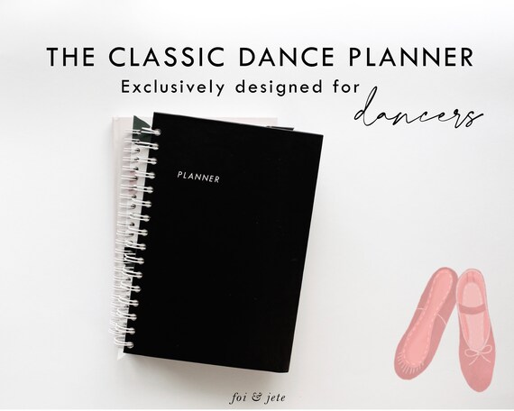 The CLASSIC Dance Planner Ballet Planner Undated Yearly | Etsy