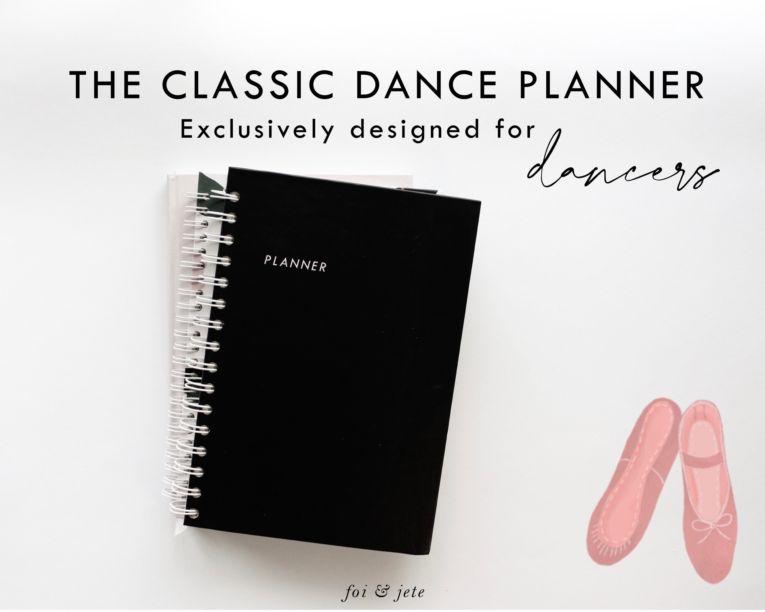 The CLASSIC Dance Planner Ballet Planner Undated Yearly - Etsy
