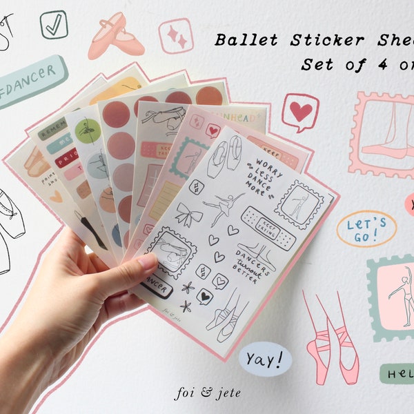 Ballet Sticker - Etsy