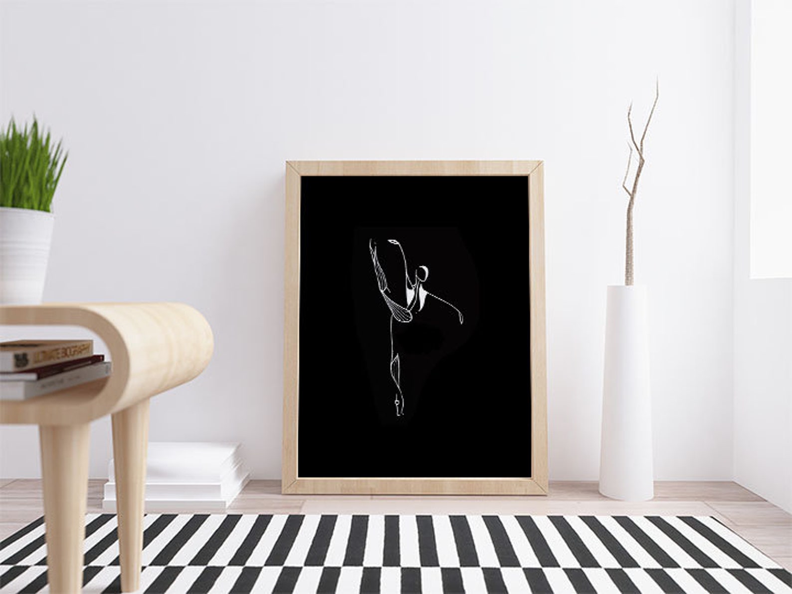 Ballet Art Print Line Art Print Ballet Dancer Print Dance - Etsy