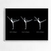 Arabesque Ballet, Art Print, Digital Print, Black and White Art ...