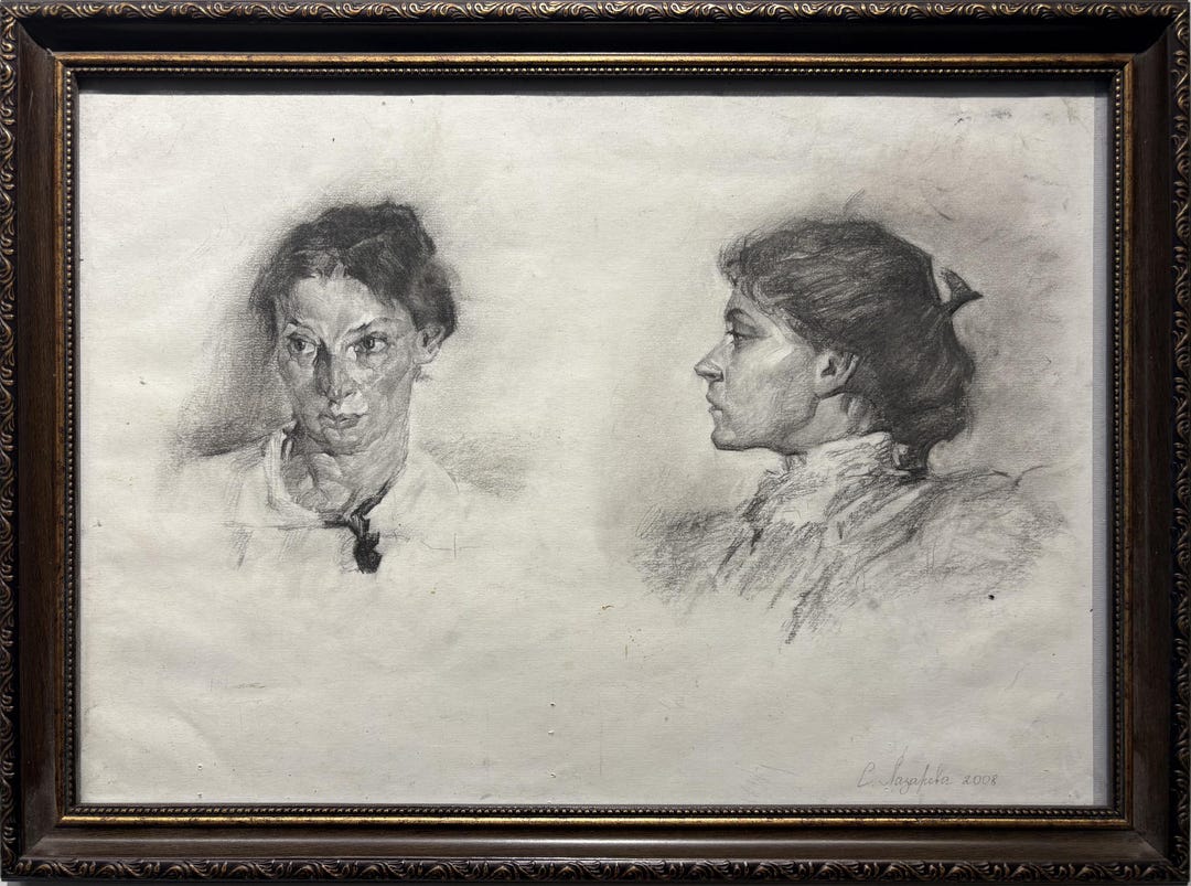 Graphics. Original Modern Pencil Painting by Ukrainian Artist Svitlana ...