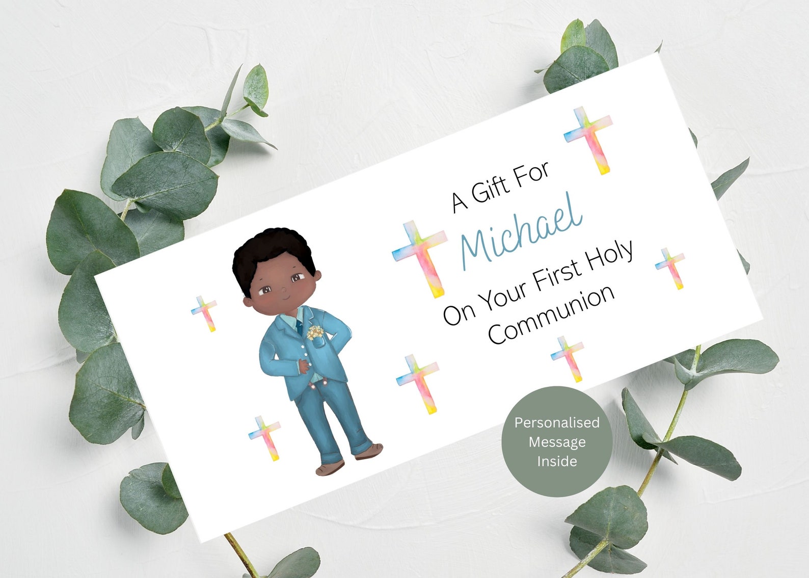 Personalised First Holy Communion Money Wallet / Personalised Name and ...