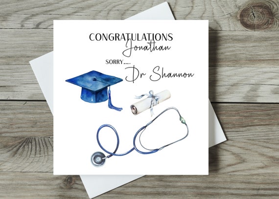 Doctor Who Graduation Card