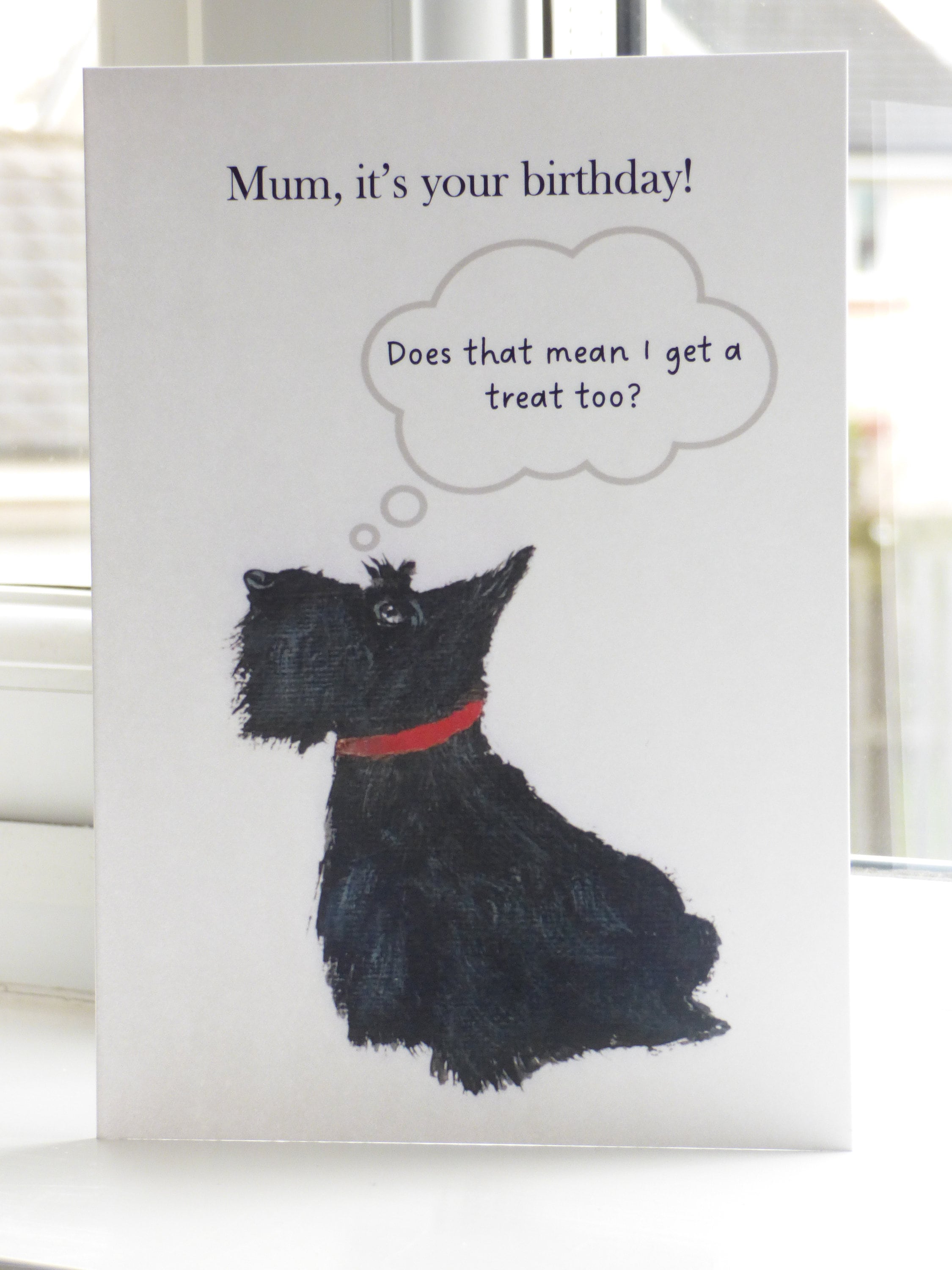 Personalised Birthday Card / Scottie Dog - Etsy