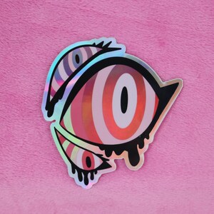 Eyes Sticker | Holographic Sticker - Etsy