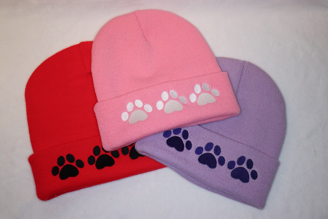 Paw Beanies Toe Bean Knit Hat - Etsy