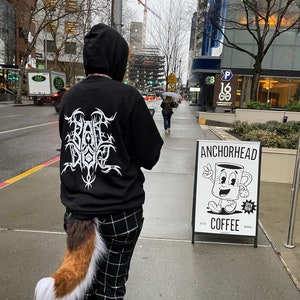 BAD DOG Hoodies | Metal Font Bad Dog Pullover - Etsy