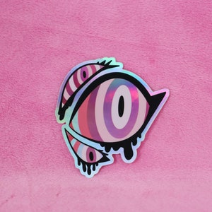 Eyes Sticker | Holographic Sticker - Etsy