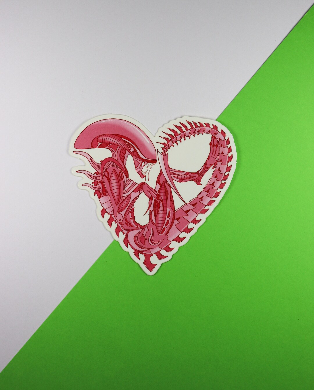 Pink Xenomorph Sticker Alien Sticker - Etsy