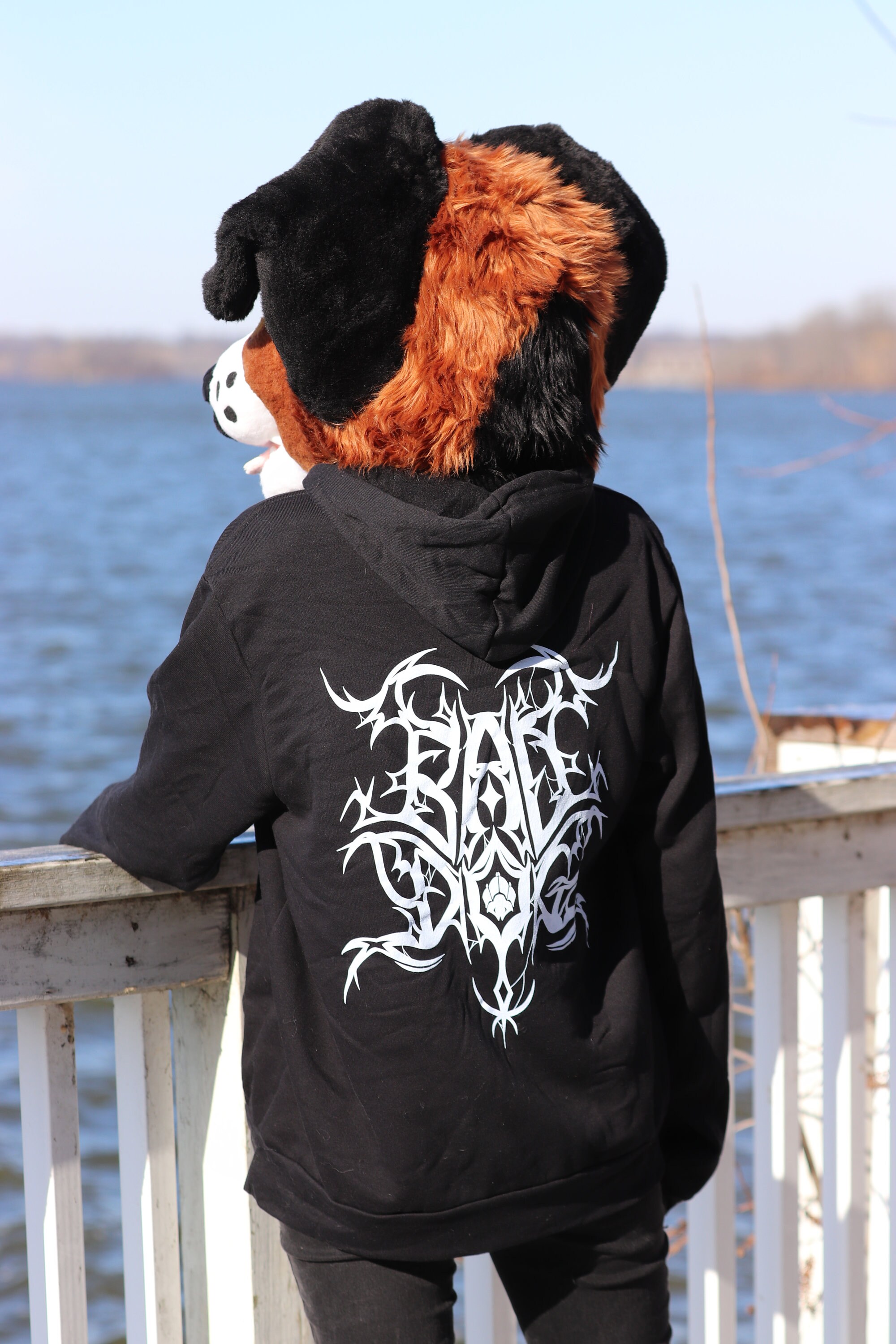 BAD DOG Hoodies Metal Font Bad Dog Pullover - Etsy