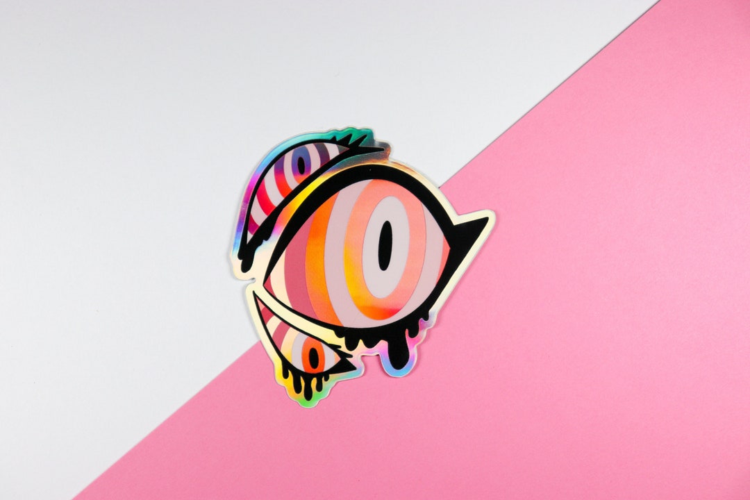 Eyes Sticker | Holographic Sticker - Etsy