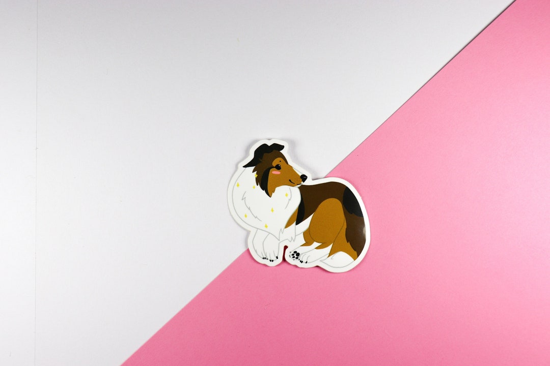 Sheltie Vinyl Sticker | Sheltie Collie Dog Sticker - Etsy