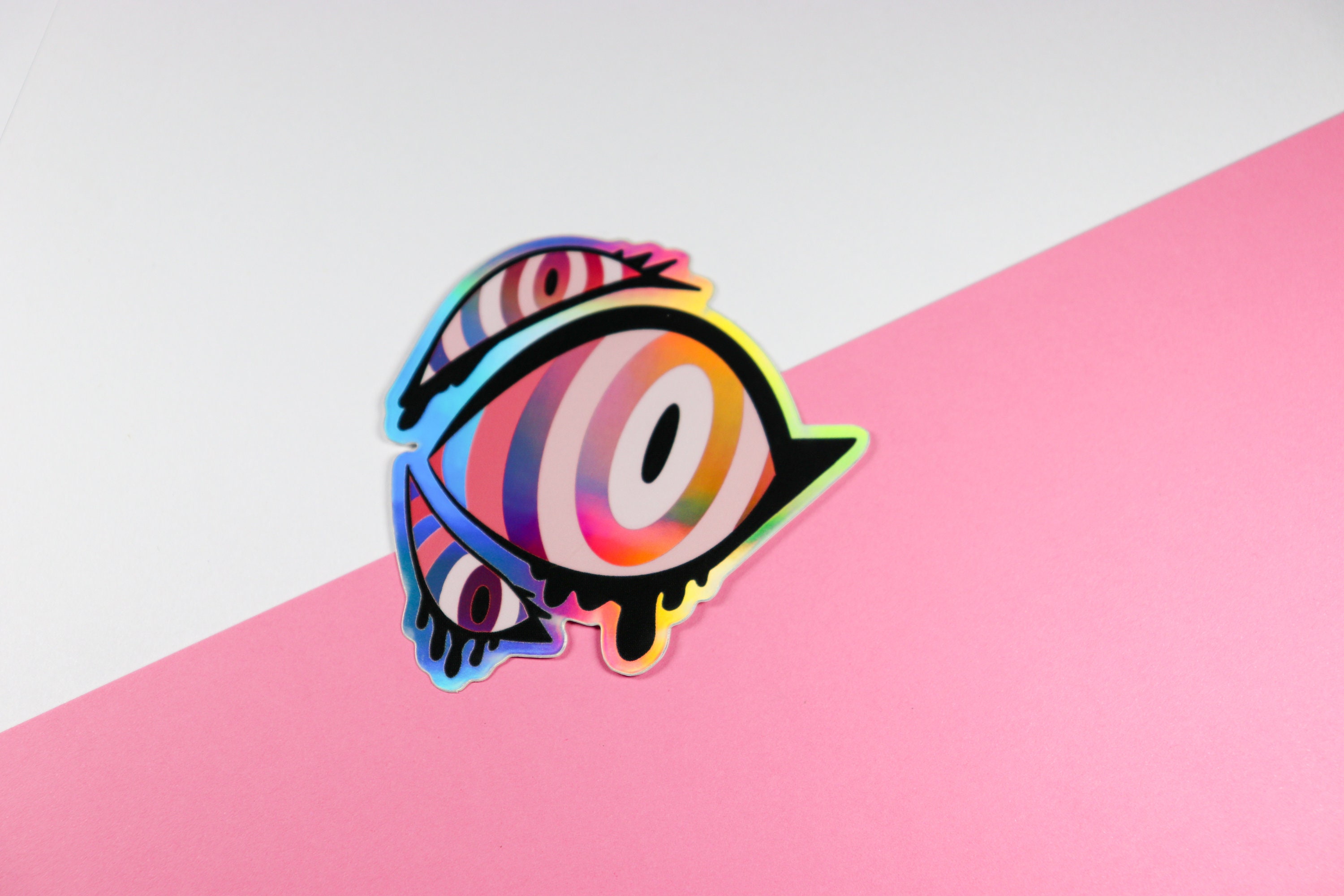 Eyes Sticker | Holographic Sticker - Etsy