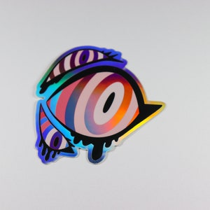Eyes Sticker | Holographic Sticker - Etsy