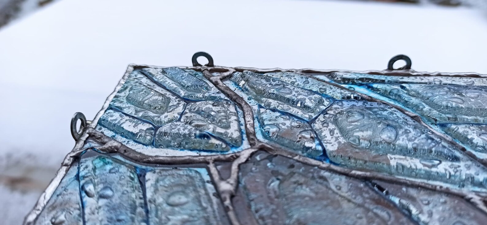 Stained Glass Crystal Corner crystal Cluster Window | Etsy