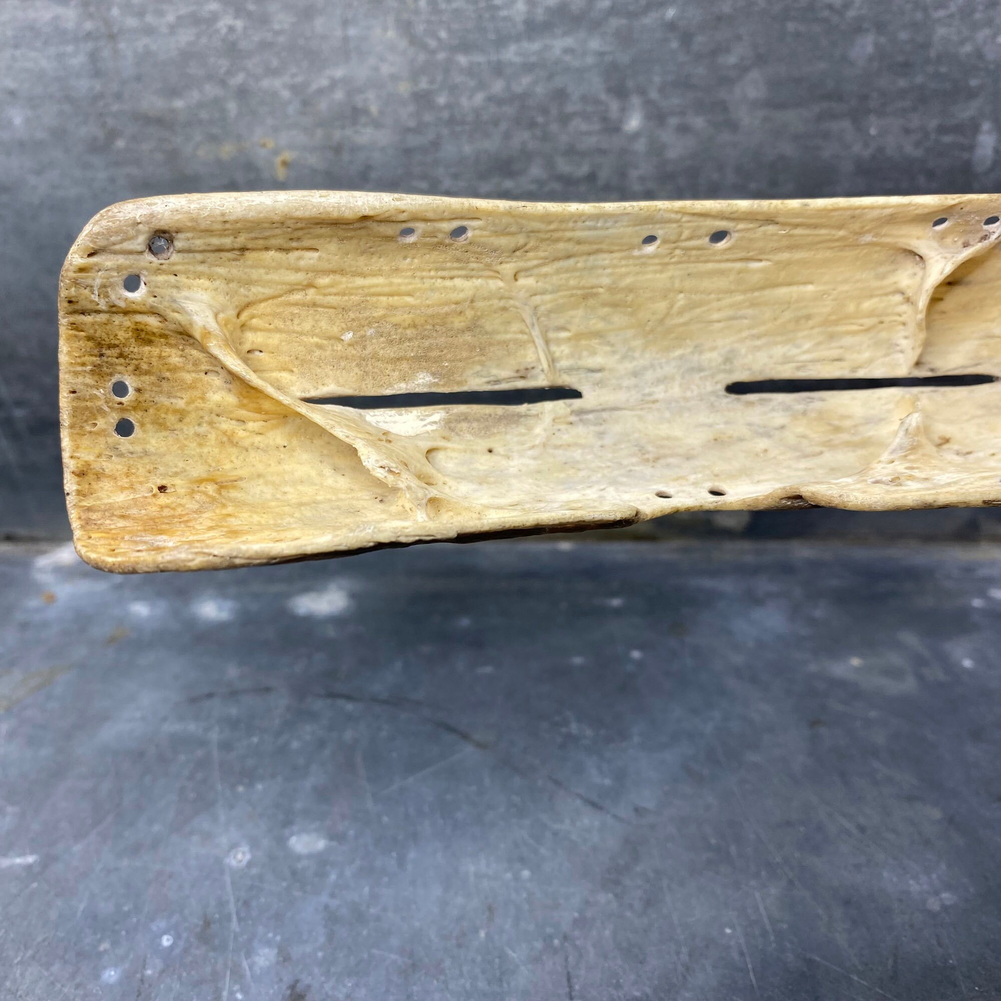 Inuit Snow Goggles Made From Muskox Bone, Greenland Arctic Alaska, 1900 ...