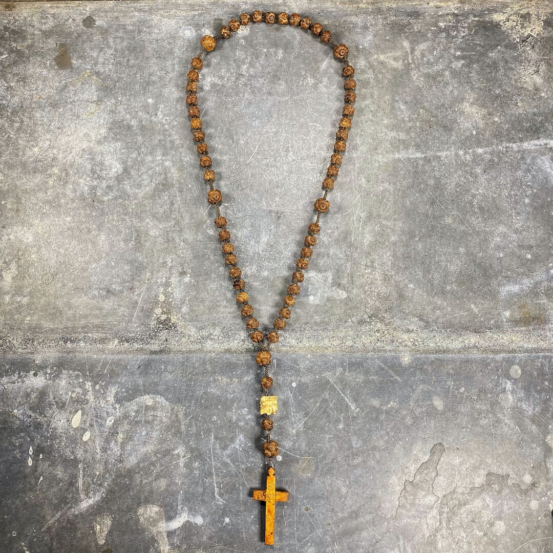 Catholic Rosary Memento Mori Rosary Nineteenth - Etsy