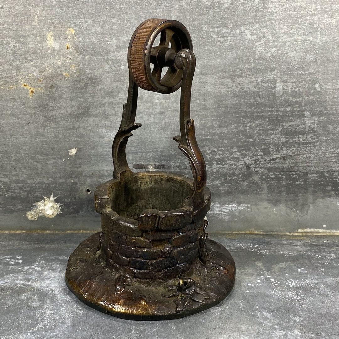 Pyrogen Depicting a Bronze Well, Match Holder and Scraper, Smoker's ...