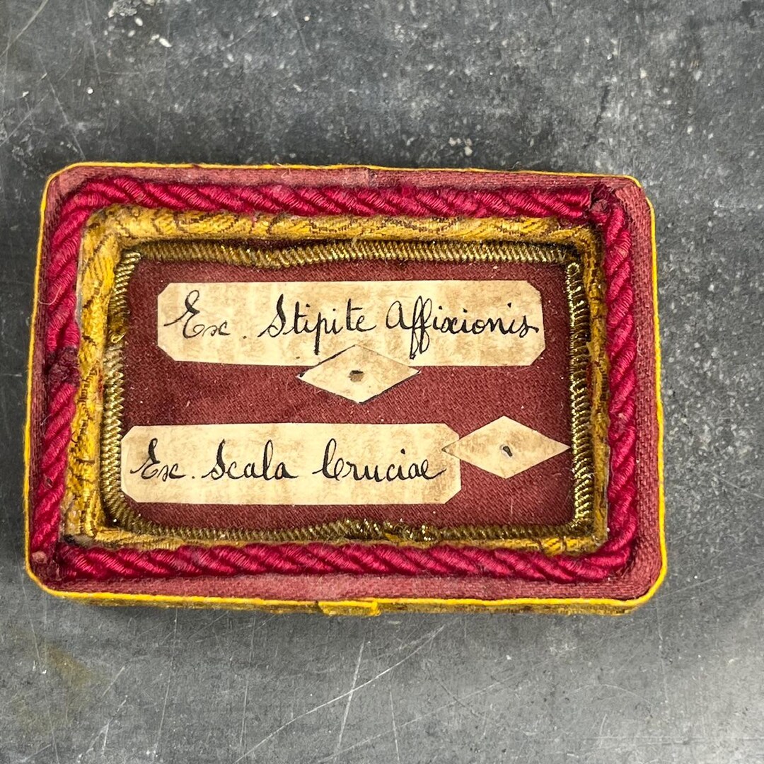 Antique 19th Century Rectangular Reliquary – Relics Ex Stipite ...