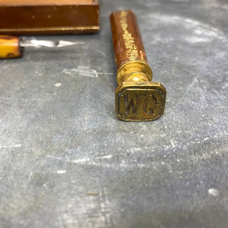 Writing Box With Pen Holder, Sealing Seal and Nibs, 1900 - Etsy