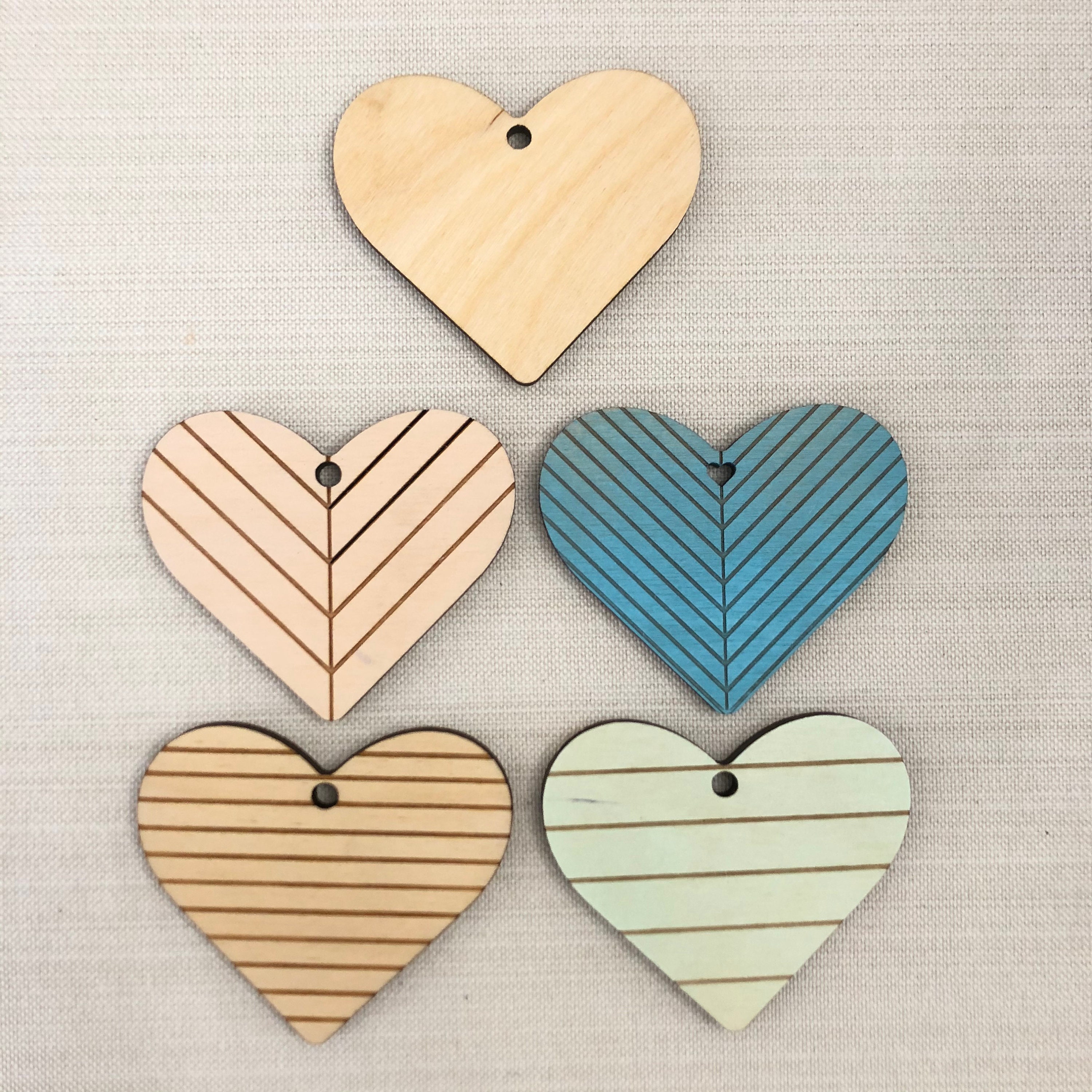 Personalized Heart Shape Tags | Etsy