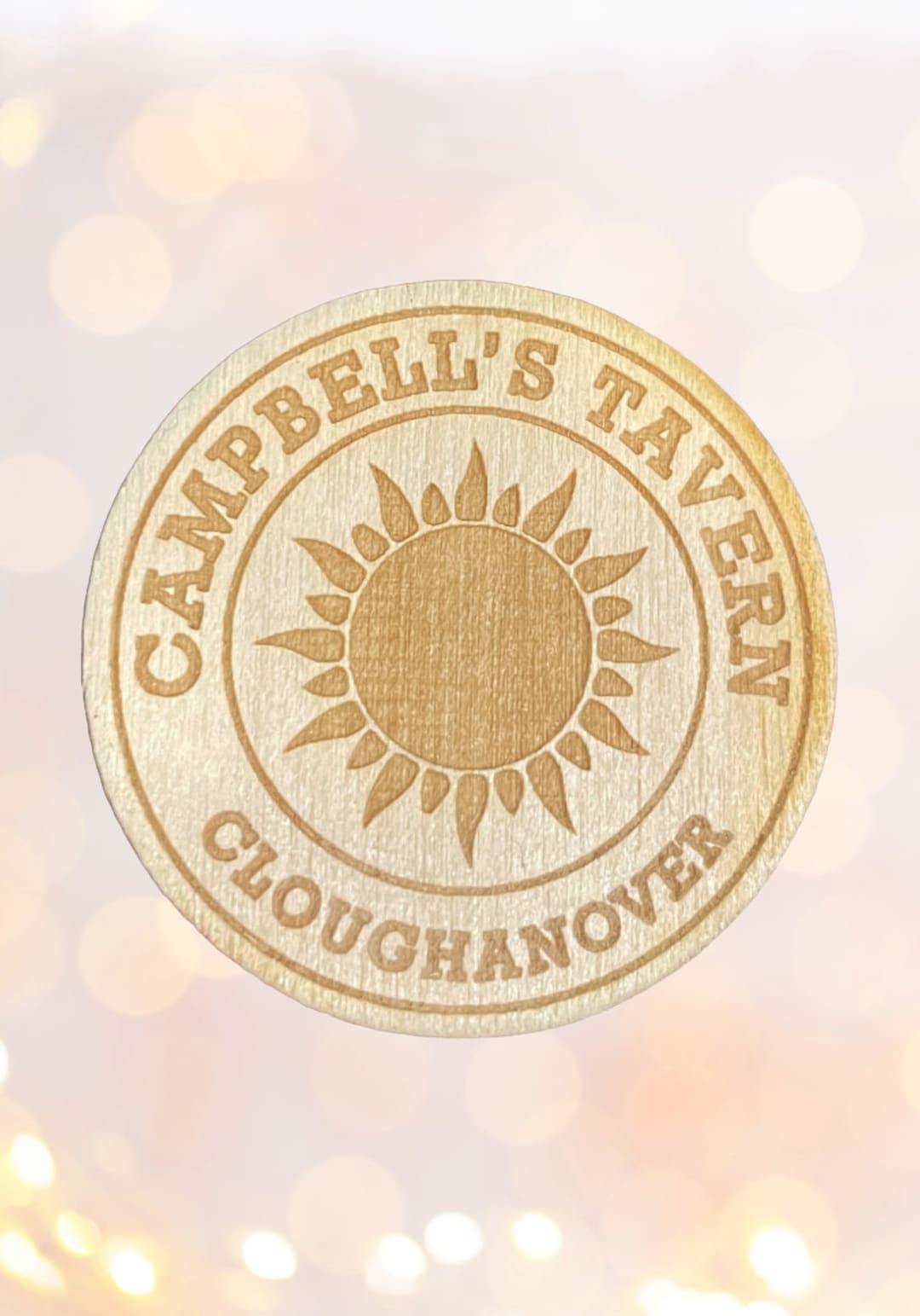 Personalized Wooden Tokens, Engraved Custom Laser Cut Tokens 1.6" - Etsy