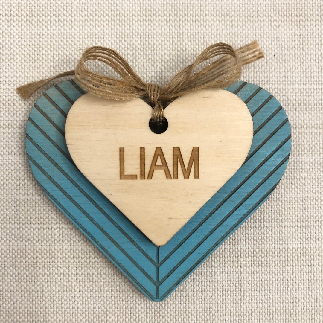 Personalized Heart Shape Tags - Etsy.de