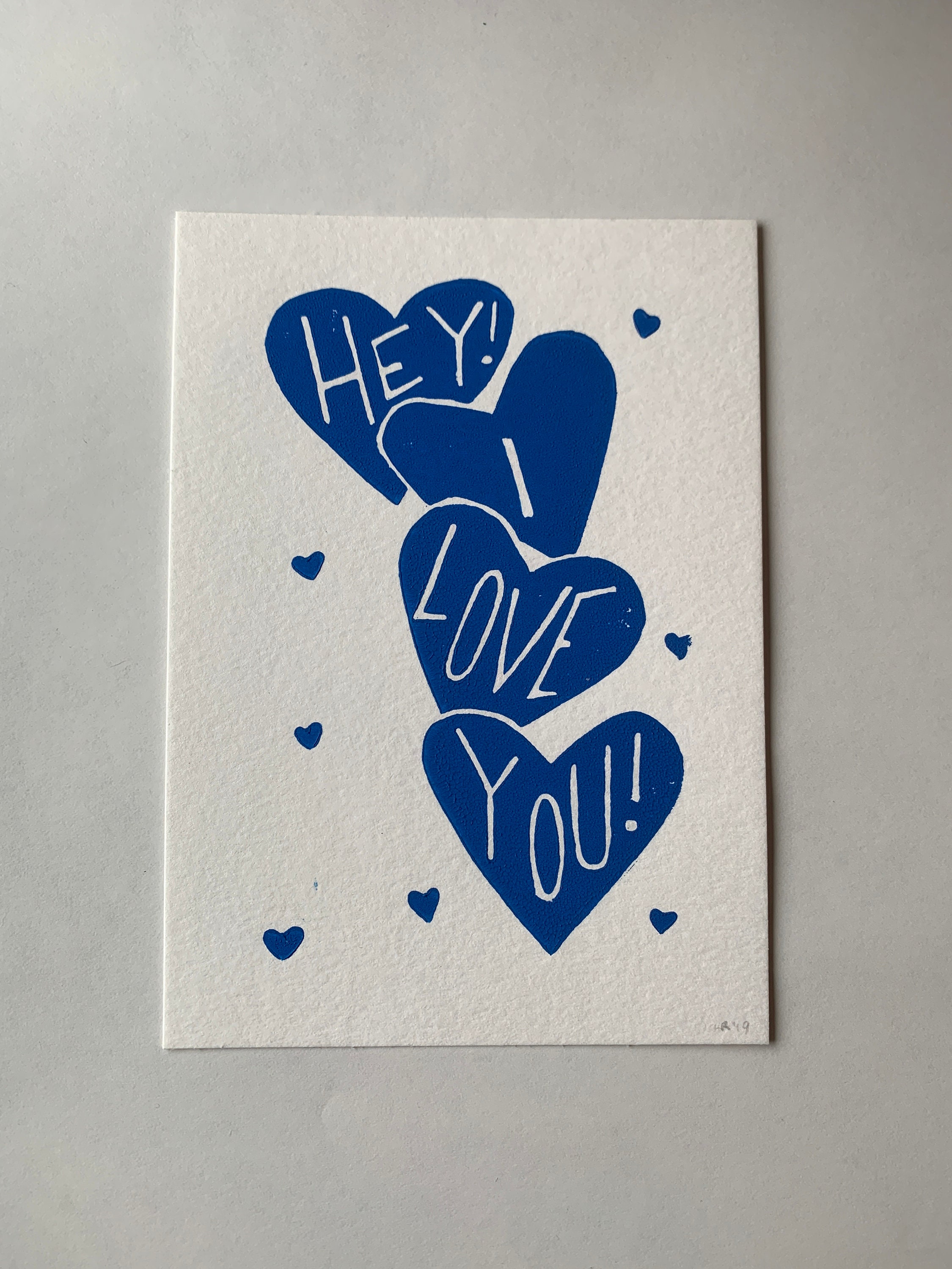 Block Prints All Blue Misprint Print Set Linoleum Block Print, Linocut ...