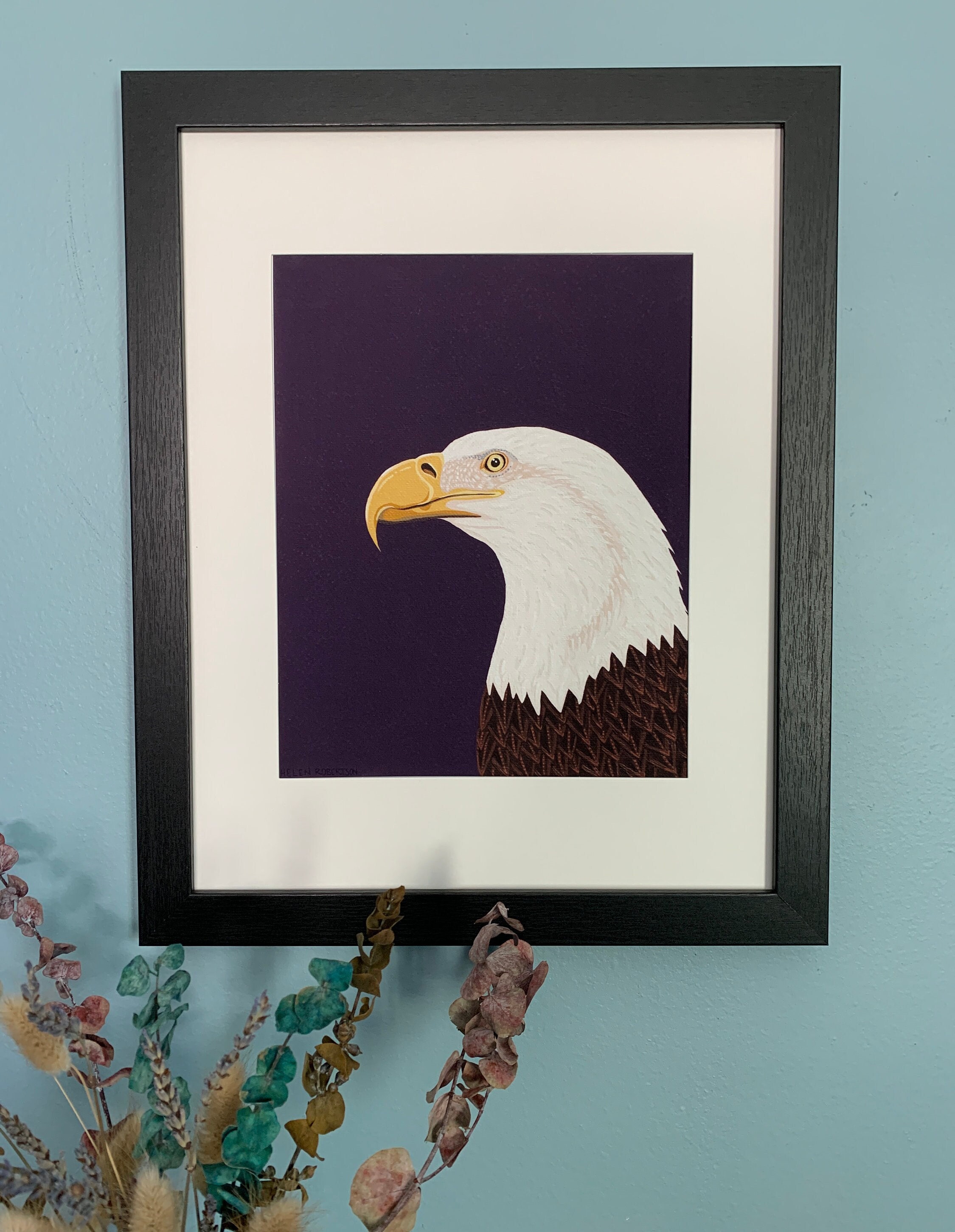 Art Print Bald Eagle Wall Art, Painting Print, Bird Print. - Etsy