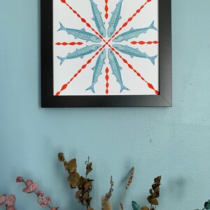 Art Print - Sardine Party | Wall Art, Sardine Print. - Etsy