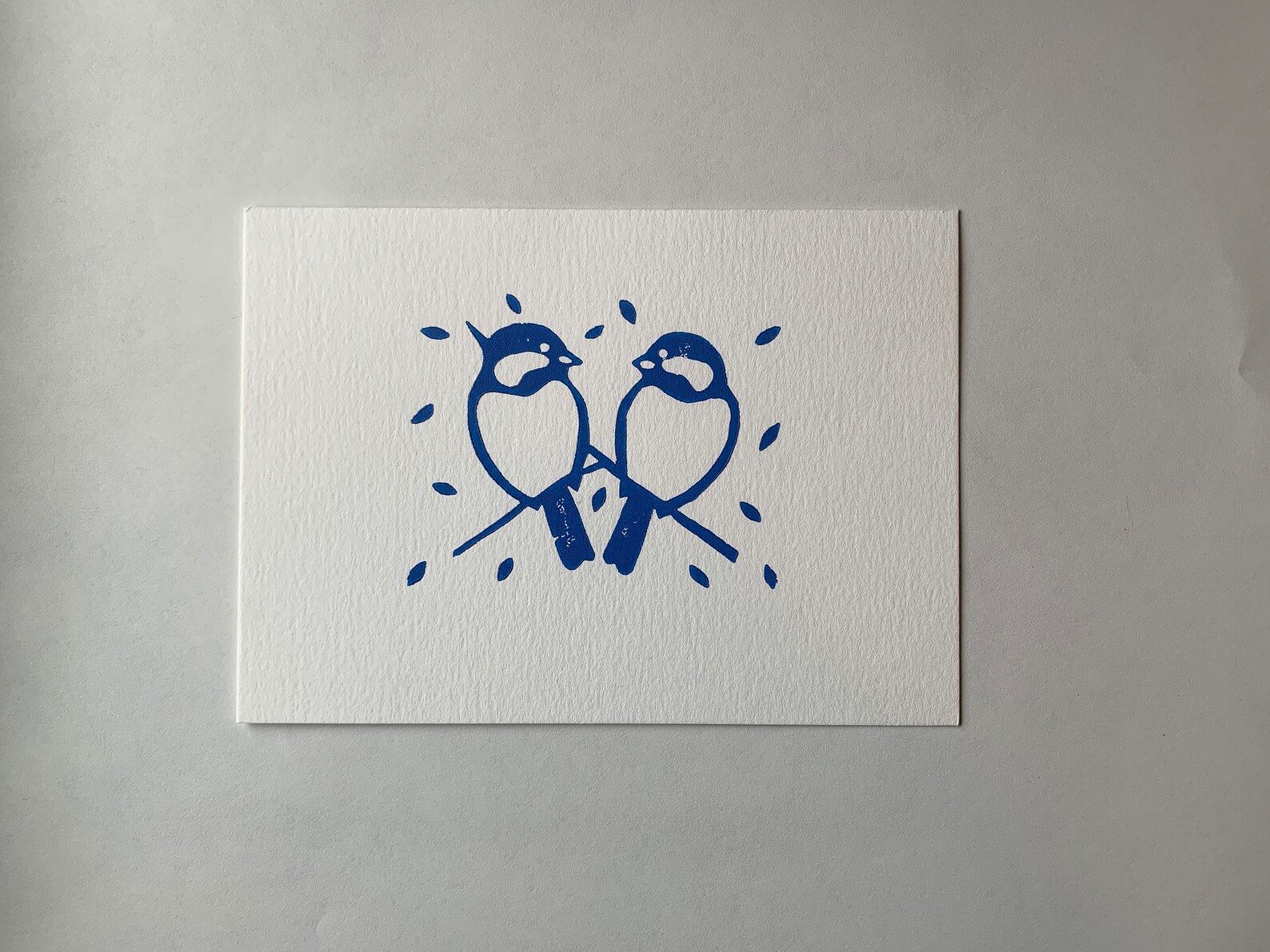 Block Prints All Blue Misprint Print Set Linoleum Block Print, Linocut ...