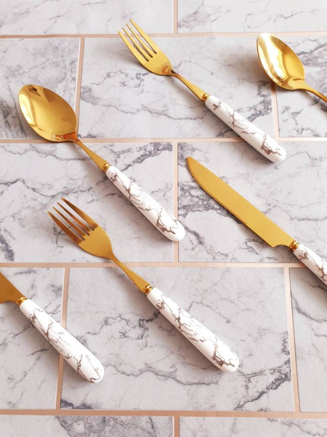 18 Piece Cutlery Set Elegant Luxury Dining Dinner Party Christmas ...