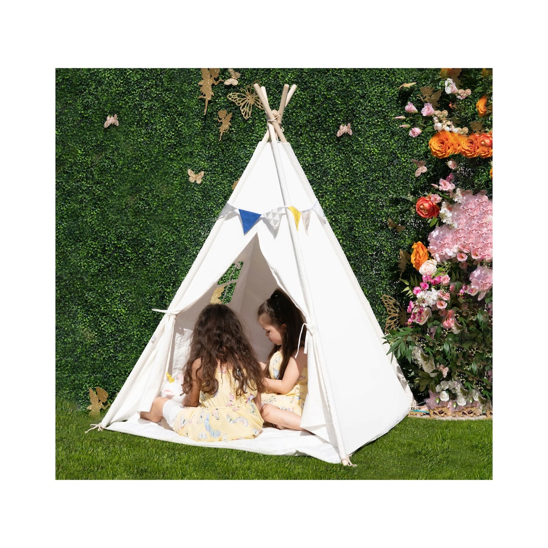 Teepee Tent for Boys and Girls. Kids Canvas Luxury Customise With Your ...