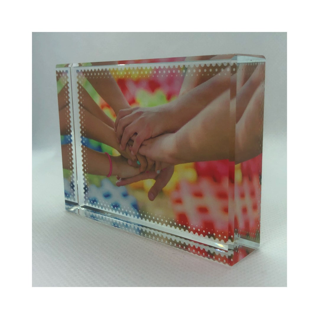 Photo Block Crystal Glass - Etsy