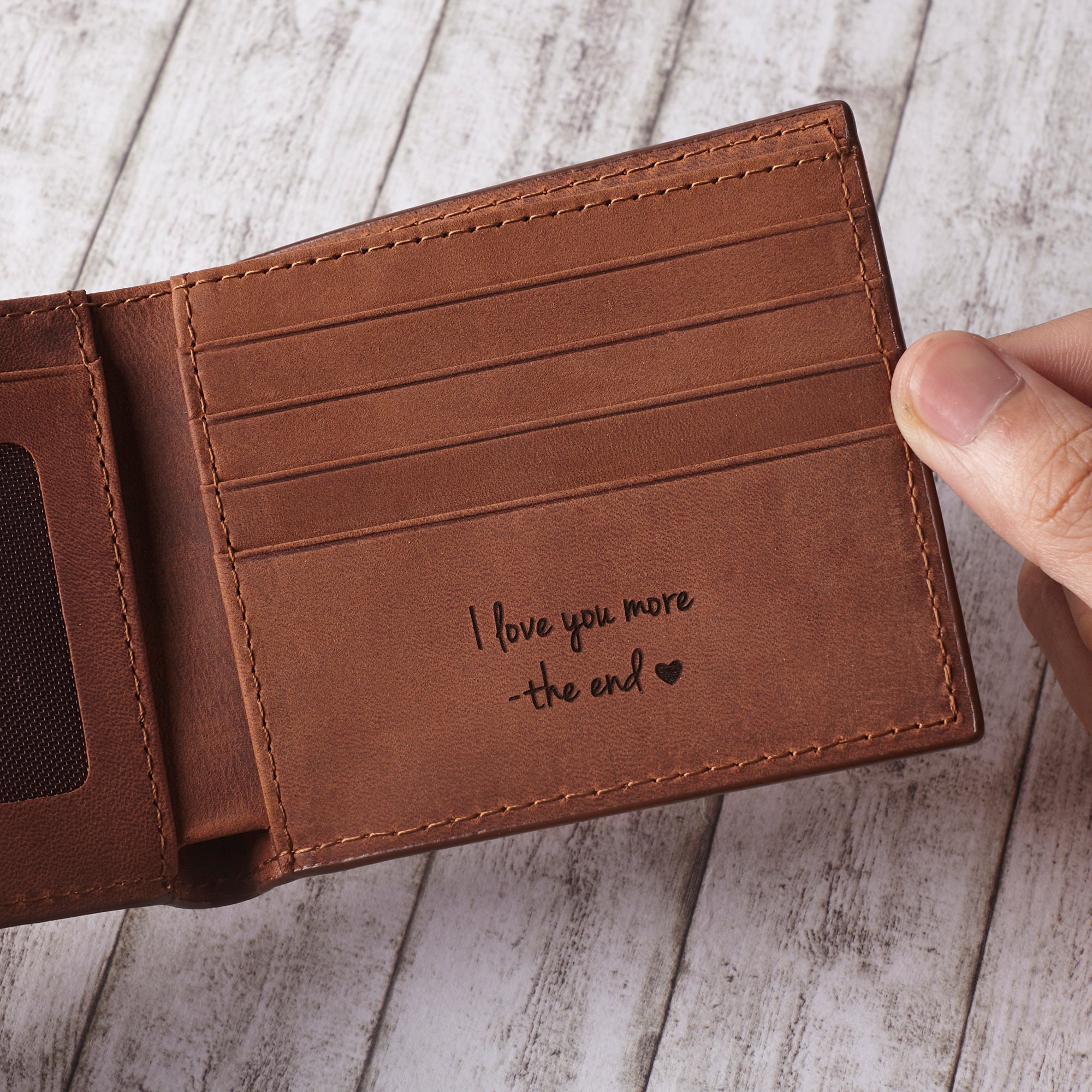 Custom Family Photo Wallet Husband Wallet Birthday Gift - Etsy