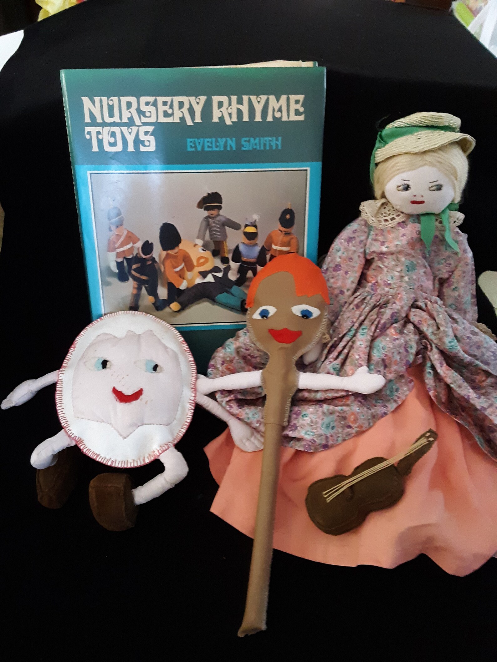 Nursery Rhyme Toys Instruction Book And Several Completed Etsy