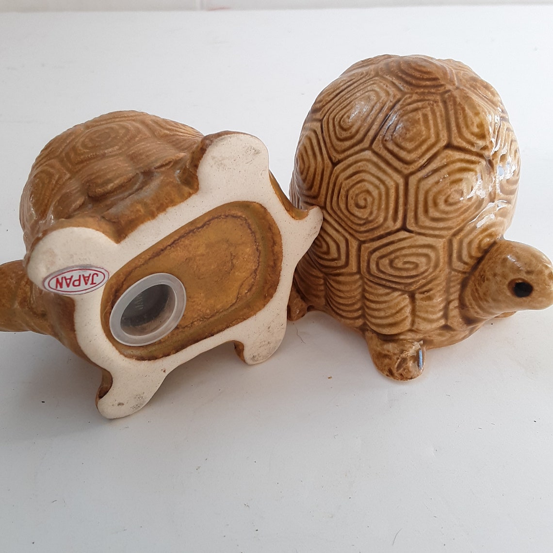 Anthropomorphic Turtle / Tortoise Ceramic Salt and Pepper - Etsy