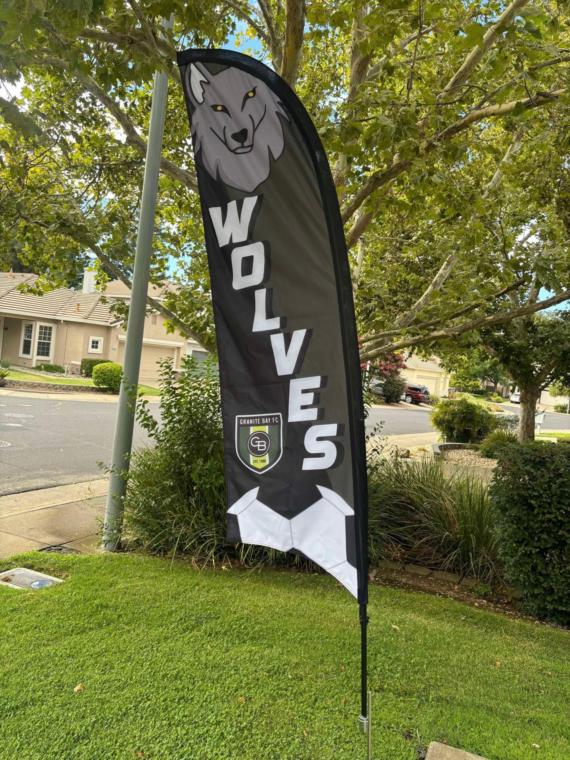 Custom Soccer Feather Flag! Completely Customizable! Flag Only - Etsy