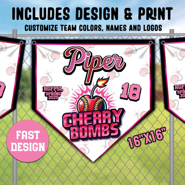 Personalized Sports Pennant - Etsy