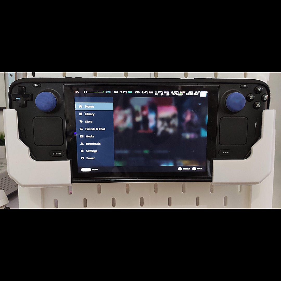Steam Deck Wall Mount: Space-saving Gaming Organizer for Skadis ...
