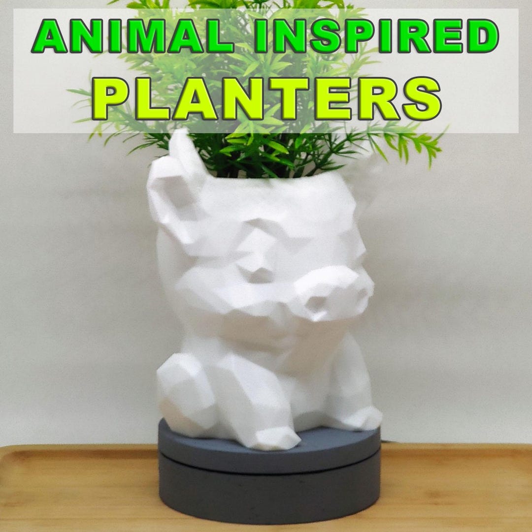Cow Pot | Cute Cow Planter | Geometric Pot | Unique Cow Planter | Style ...