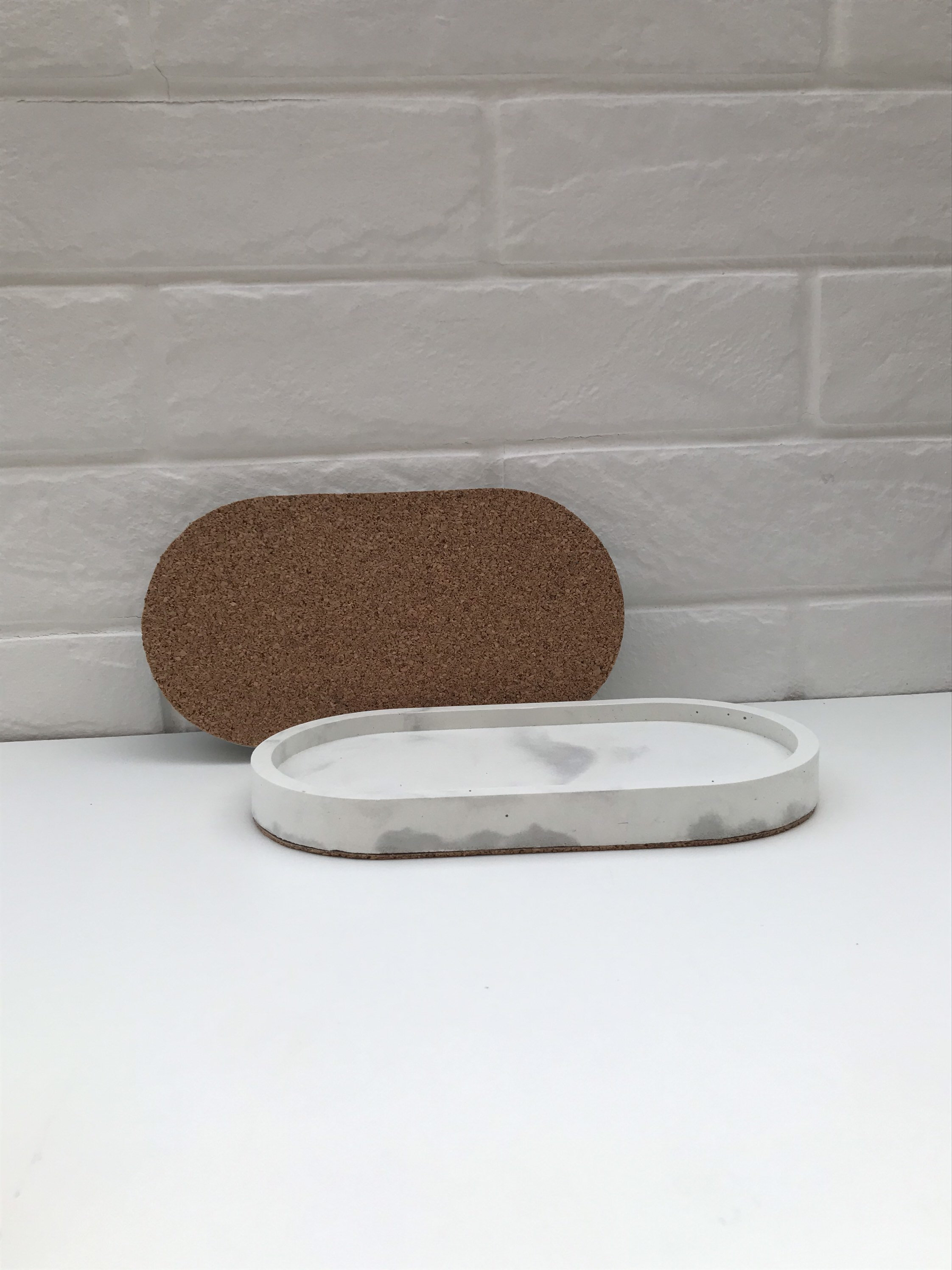Oval Concrete Trinket Display Tray - Etsy UK