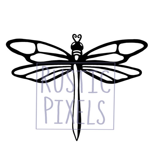Dragonfly Clip Art PNG SVG PDF Digital Download - Etsy