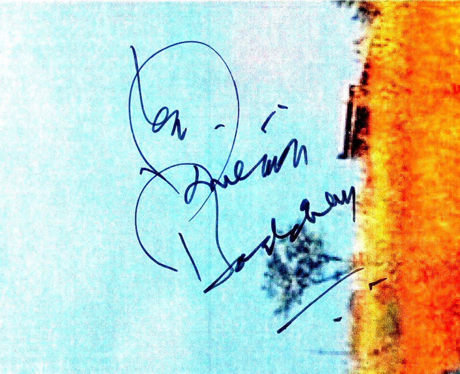 Very Rare Hand Signed Autograph of Legendary Bolywood Actor Amitabh ...
