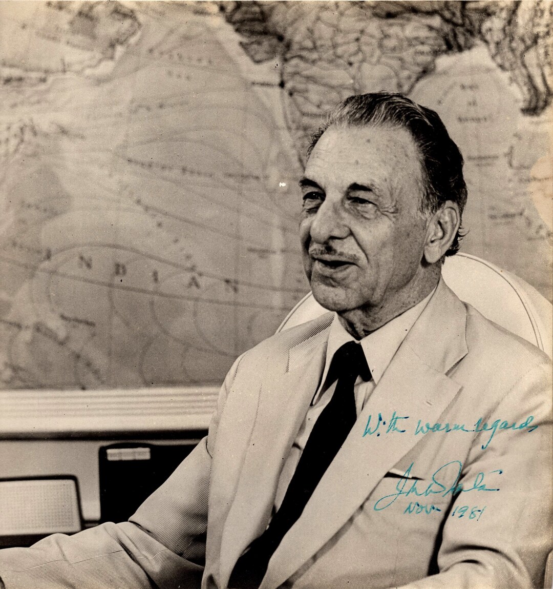 Rare JRD Tata Signed Autograph Photo (22.5x23cm) - Etsy