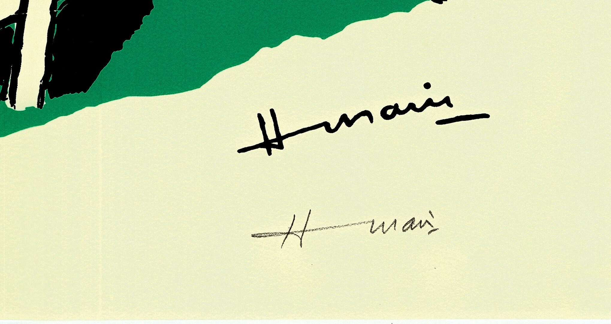 M.F. Husain Serigraph of Iqbal Cricket Series Hand Signed by M.F ...